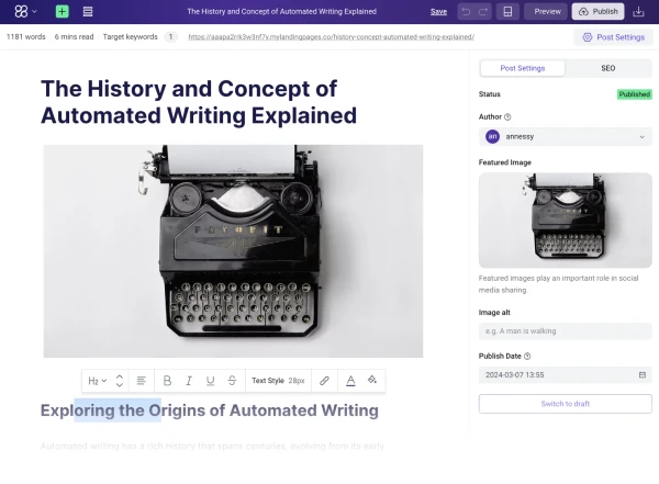 AI Blogging Platform for SEO Quick Win | Quick Creator